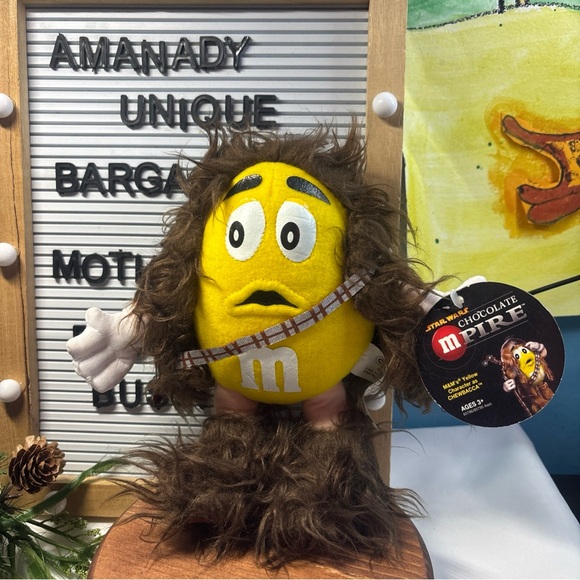 M&M'S | Toys | Mms 8 Yellow Mm Dressed As Chewbacca Plush | Poshmark